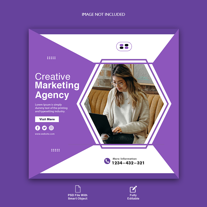 Best Deal Sale Advertising Social Media Post Design Template