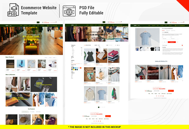 Dry Fruits E-commerce Website Web Page Template