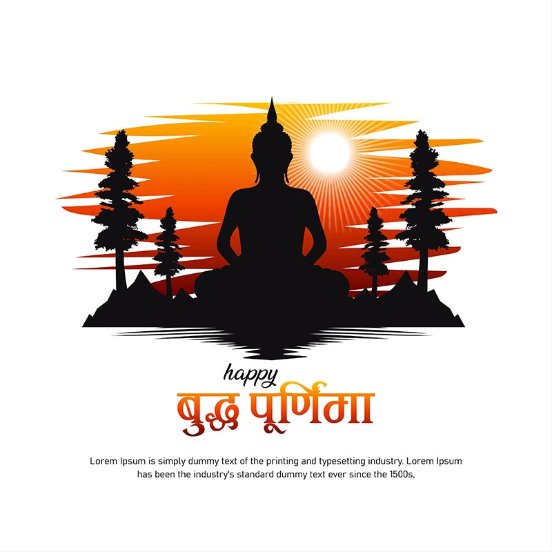 Happy Buddha Line Drawings