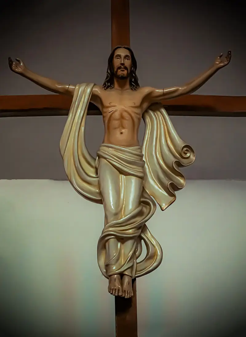 Jesus Statue In Church