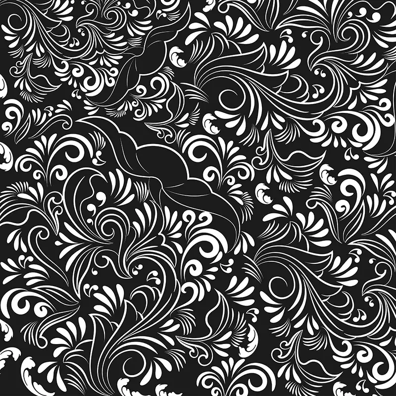 Baroque Pattern Black And White Classic Baroque Patterns | Free