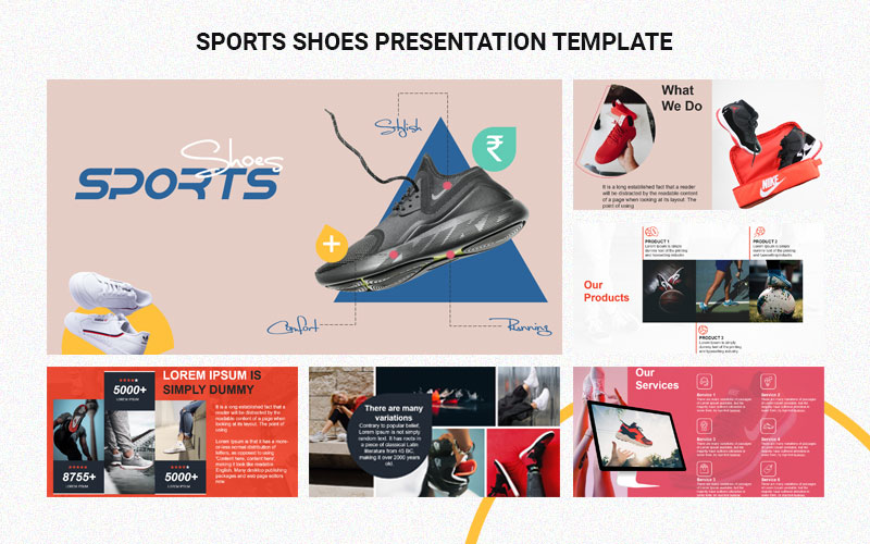 Sports Shoes Presentation Template